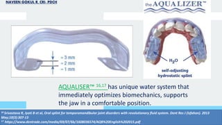 STENTS AND SPLINTS IN PROSTHODONTICS | PPTX