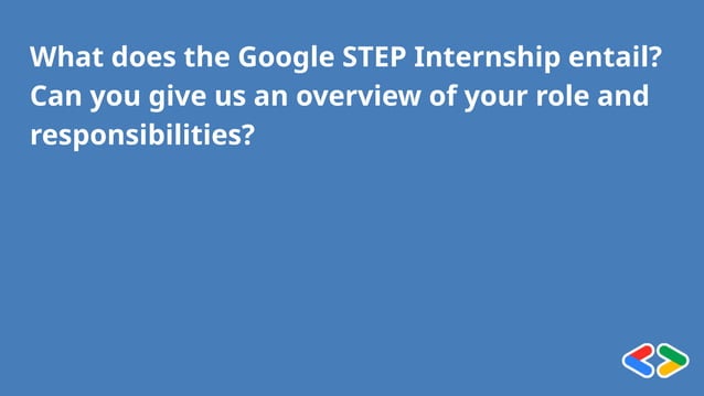 GDG on Campus PIET STEP internship .pptx
