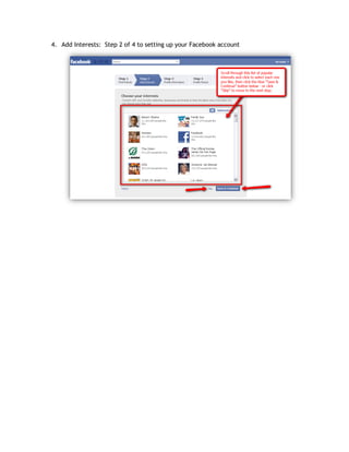 Step-by-step Facebook Instructions | PDF