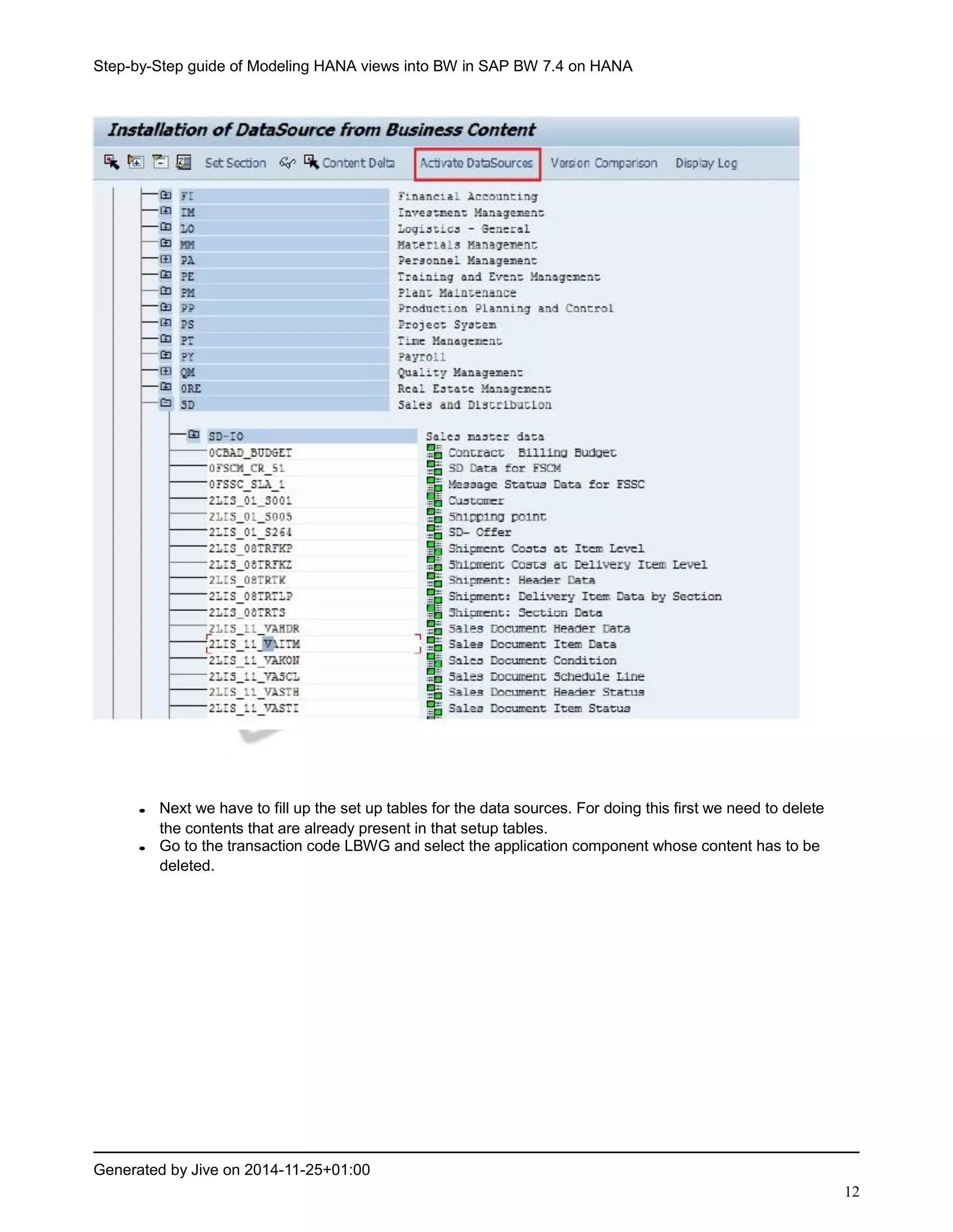 Step by-step-guide-of-modeling-hana-views-into-bw-in-sap-bw-7-4-on-hana | PDF