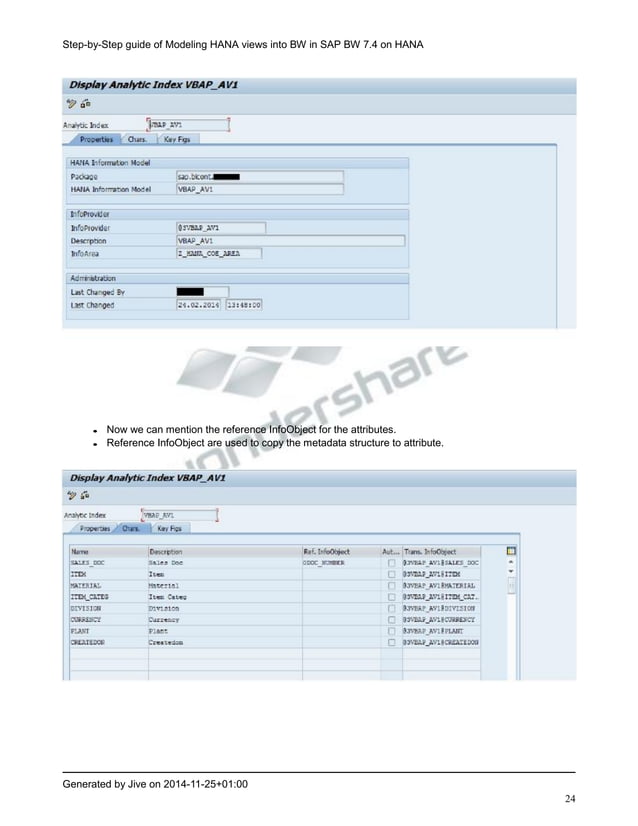 Step by-step-guide-of-modeling-hana-views-into-bw-in-sap-bw-7-4-on-hana | PDF