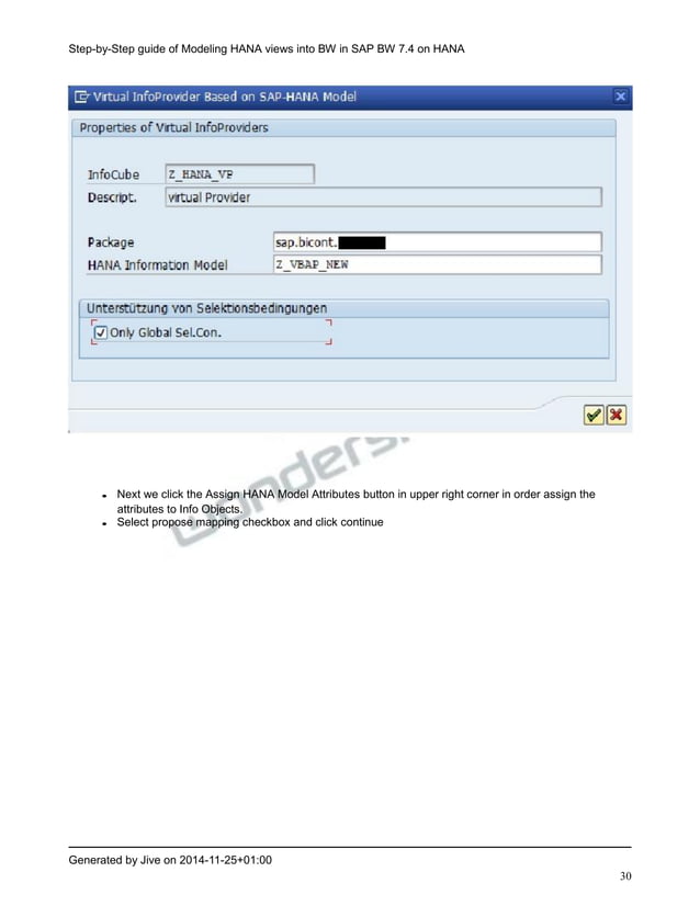 Step by-step-guide-of-modeling-hana-views-into-bw-in-sap-bw-7-4-on-hana | PDF