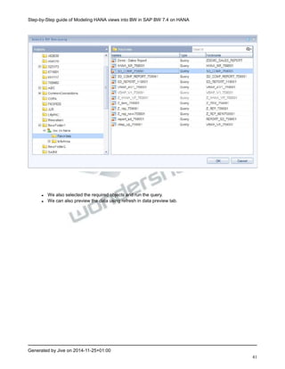 Step by-step-guide-of-modeling-hana-views-into-bw-in-sap-bw-7-4-on-hana ...
