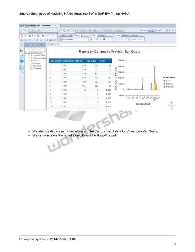 Step by-step-guide-of-modeling-hana-views-into-bw-in-sap-bw-7-4-on-hana | PDF