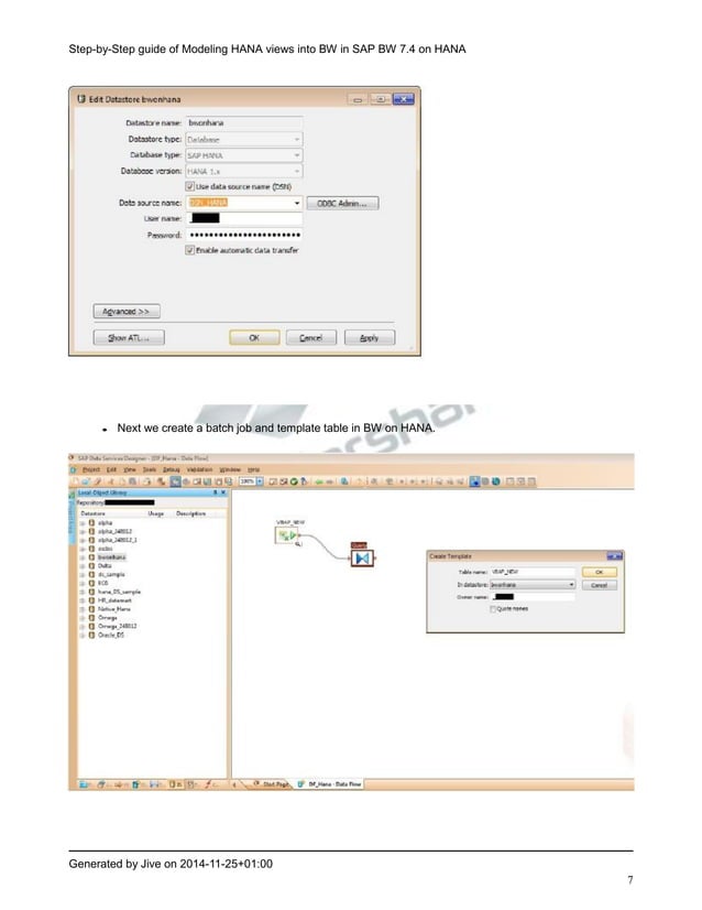 Step by-step-guide-of-modeling-hana-views-into-bw-in-sap-bw-7-4-on-hana | PDF