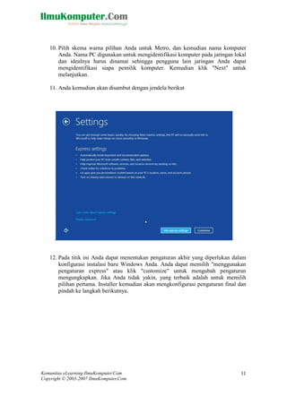 Step by-step-install-windows-8 | PDF