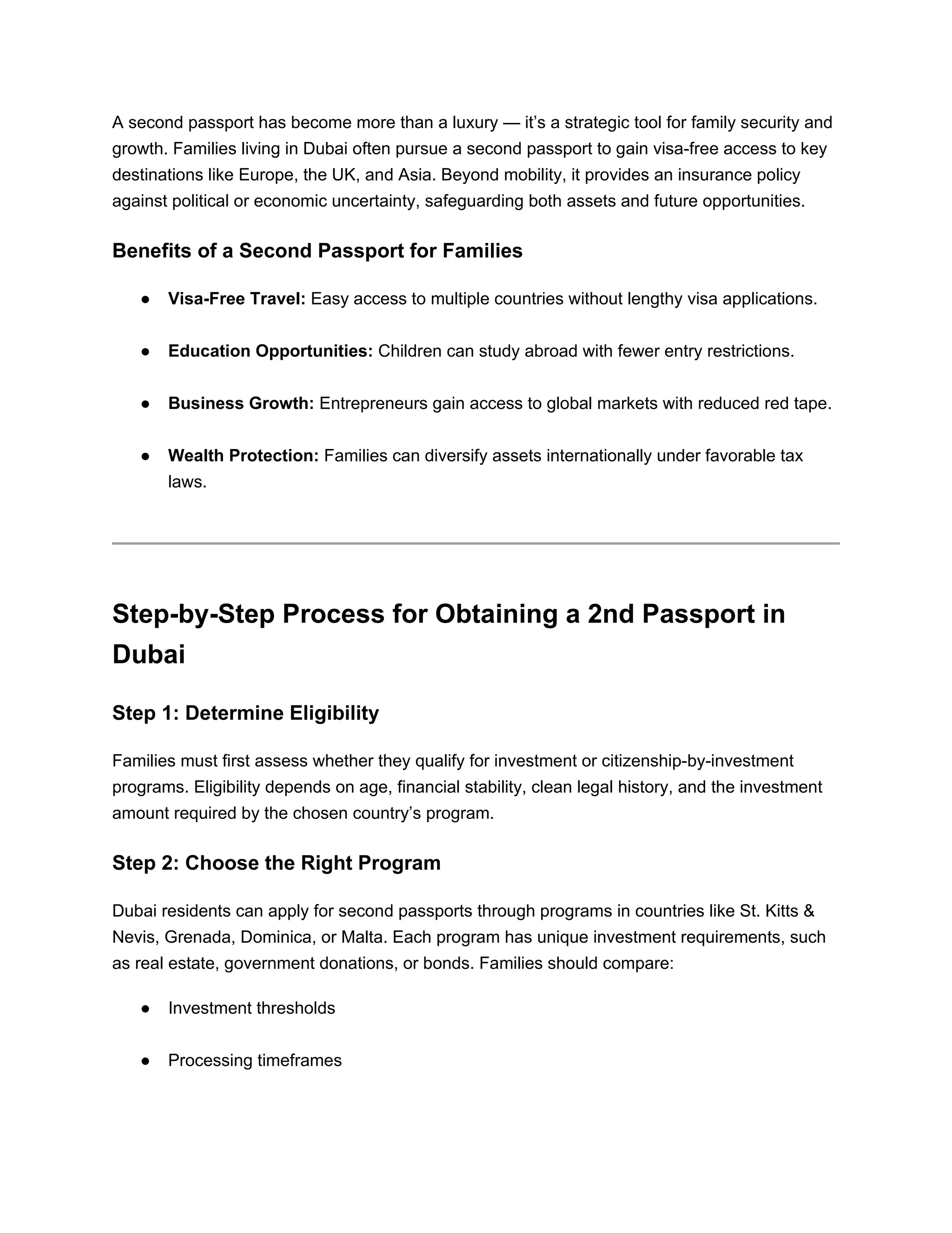 Step-by-Step 2nd Passport Process in Dubai for Families.docx