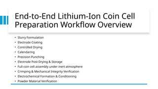Step-by-Step Coin Cell Preparation Workflow for Lithium-Ion Materials1.pptx