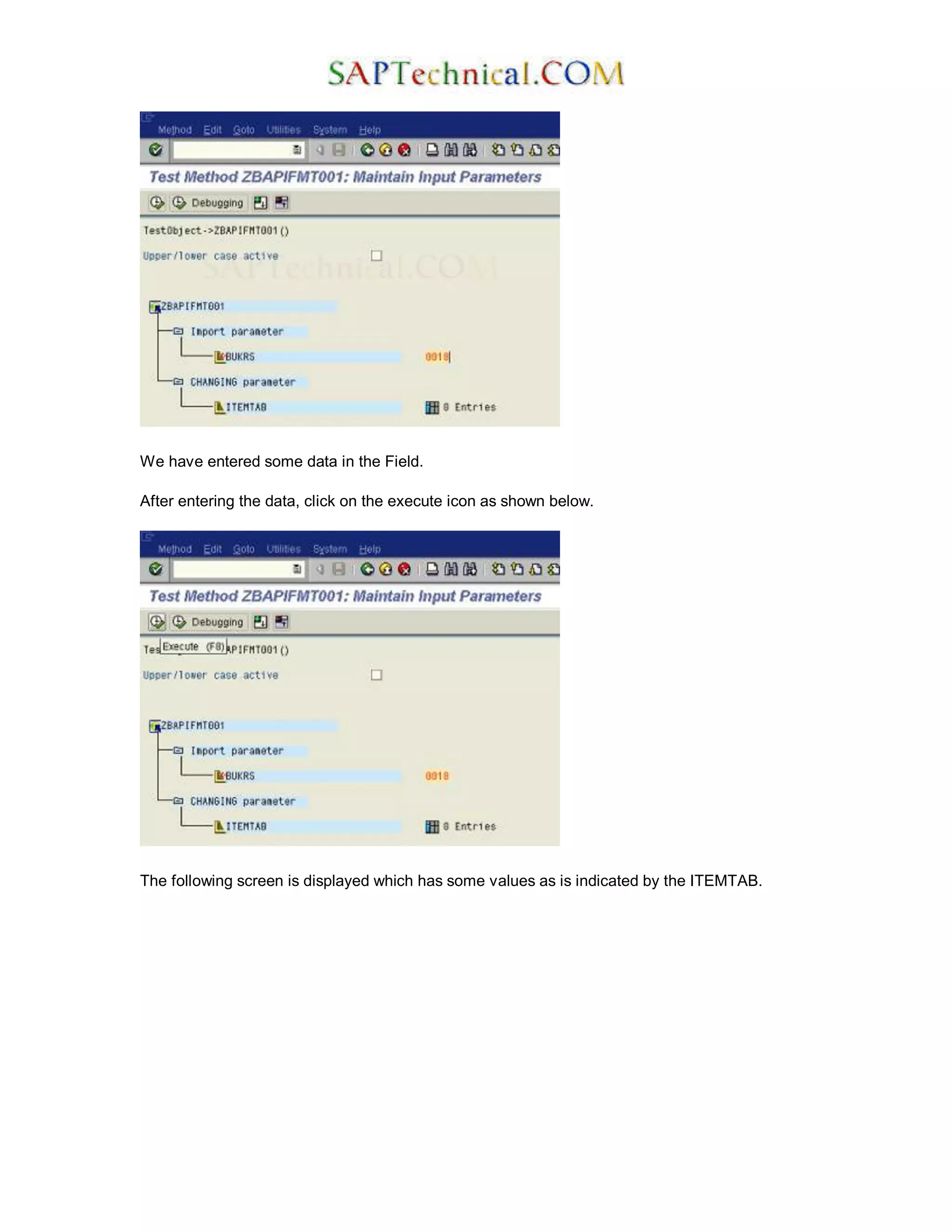 Step by-step creation of a bapi in detailed steps with scr… | PDF