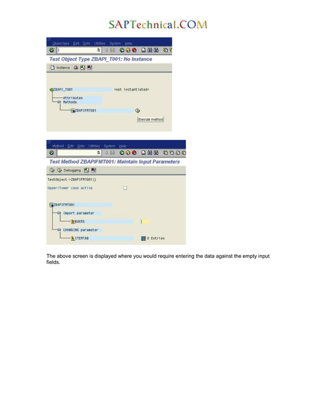 Step by-step creation of a bapi in detailed steps with scr… | PDF | Operating Systems | Computer ...