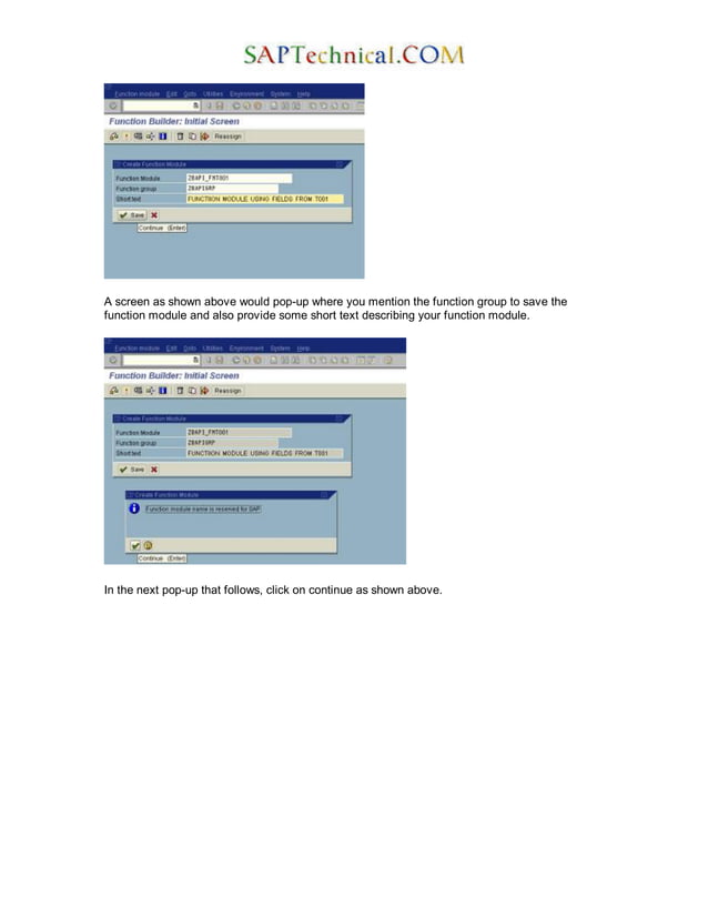 Step by-step creation of a bapi in detailed steps with scr… | PDF | Operating Systems | Computer ...