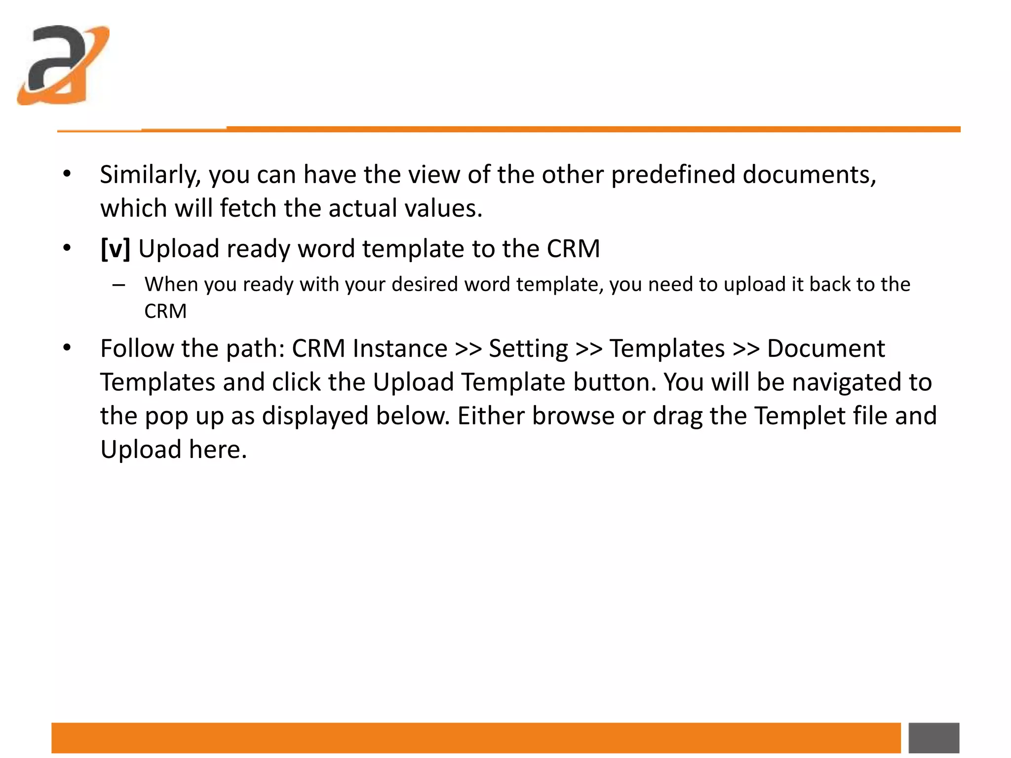 [Step by-step guide] configure document generation functionality in ms dynamics 365 | PPTX