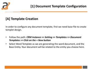 [Step by-step guide] configure document generation functionality in ms dynamics 365 | PPT