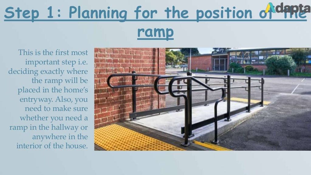 Step-by-Step Guide for Installing Ramps in Your Place