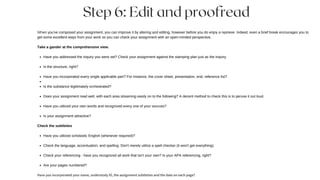 Step by-step guide to assignment writing | PDF