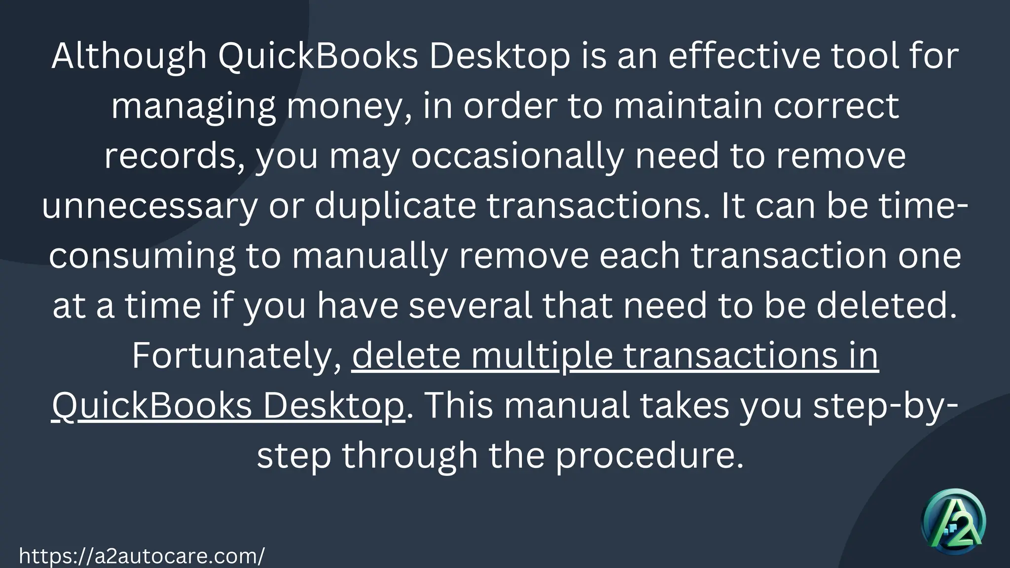 Step-by-Step Guide to Batch Deleting Transactions in QuickBooks Desktop | PDF