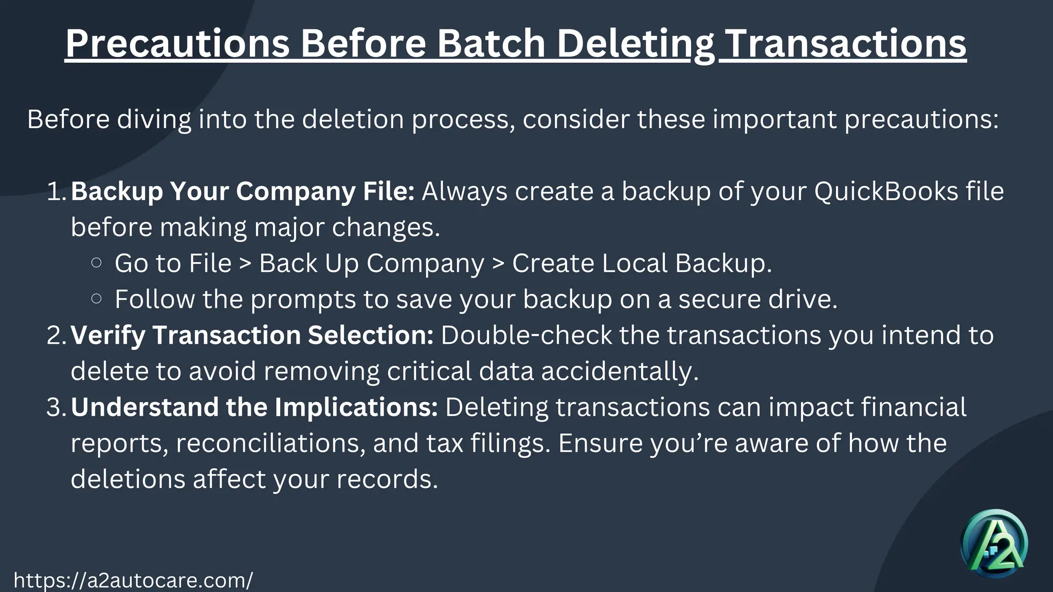 Step-by-Step Guide to Batch Deleting Transactions in QuickBooks Desktop | PDF
