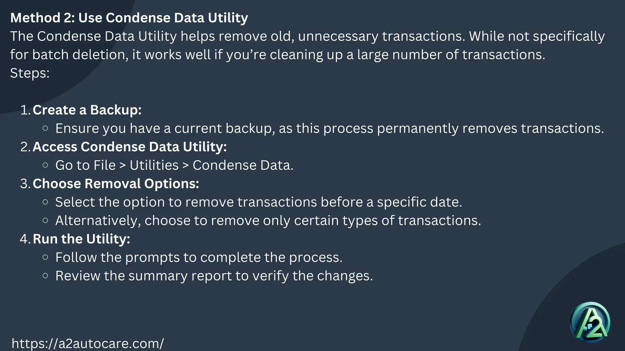 Step-by-Step Guide to Batch Deleting Transactions in QuickBooks Desktop | PDF