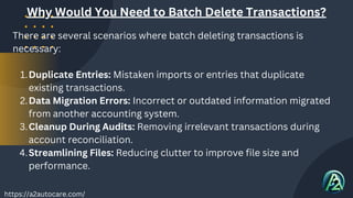 Step-by-Step Guide to Batch Deleting Transactions in QuickBooks Desktop ...
