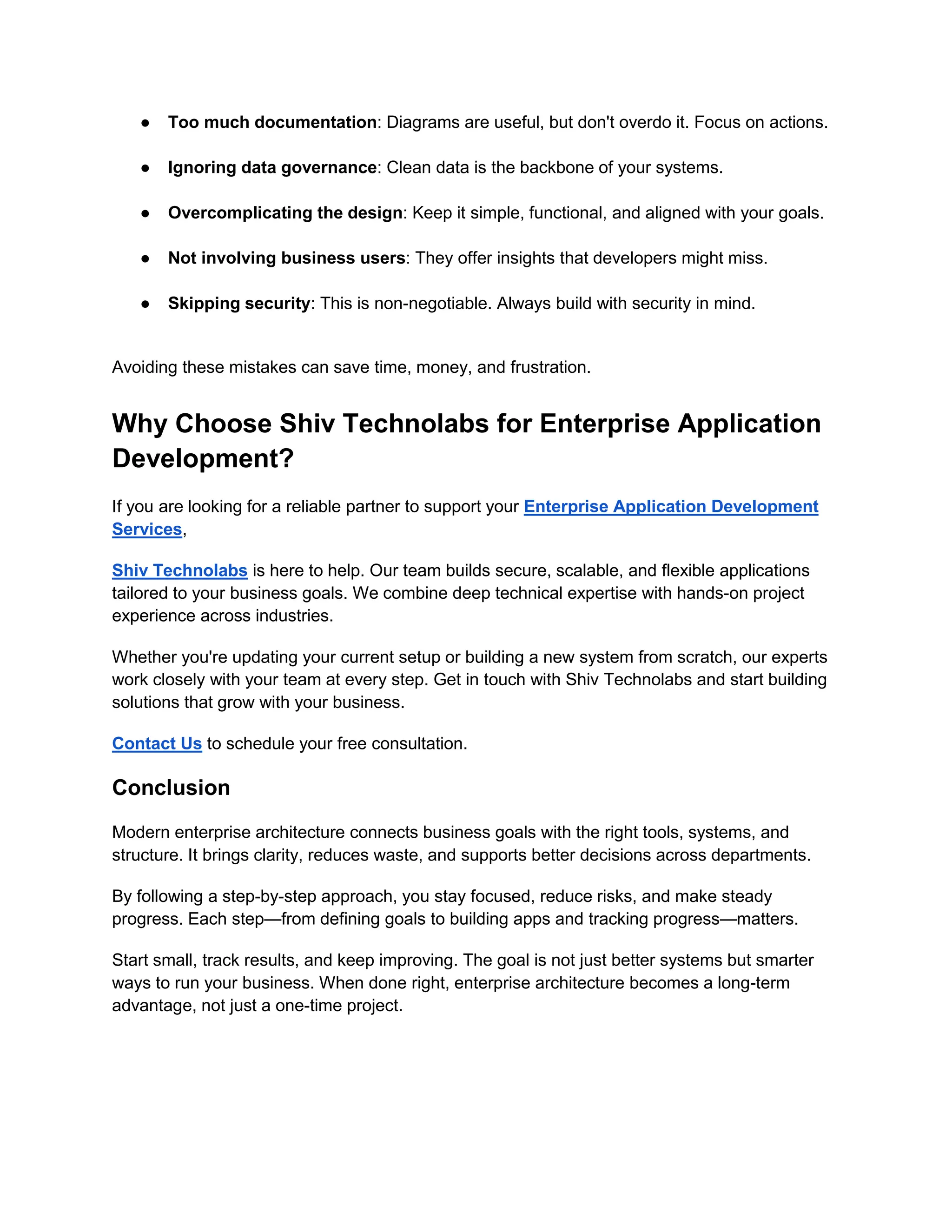 Modern Enterprise Architecture: Step-by-Step Guide | PDF