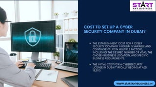 Step-by-Step Guide To Setup a Cyber Security Company in Dubai, UAE | PPT