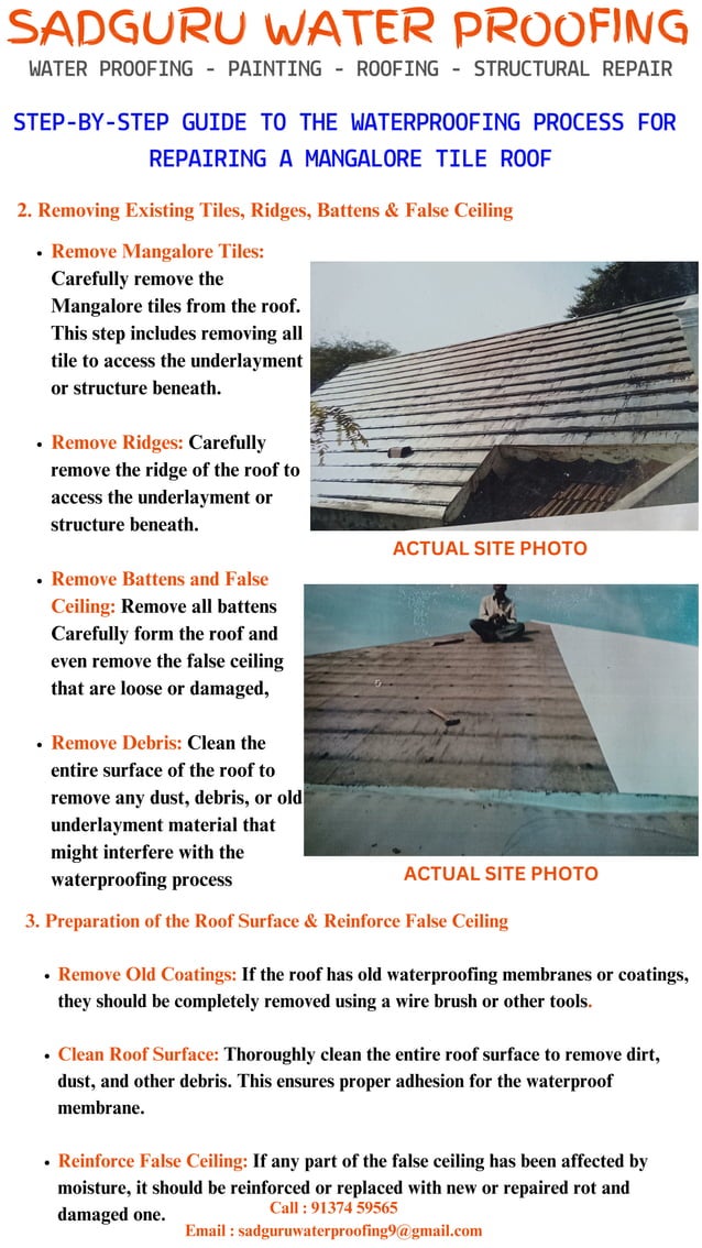 Step-by-step guide to the waterproofing process for repairing a Mangalore tile roof.pdf
