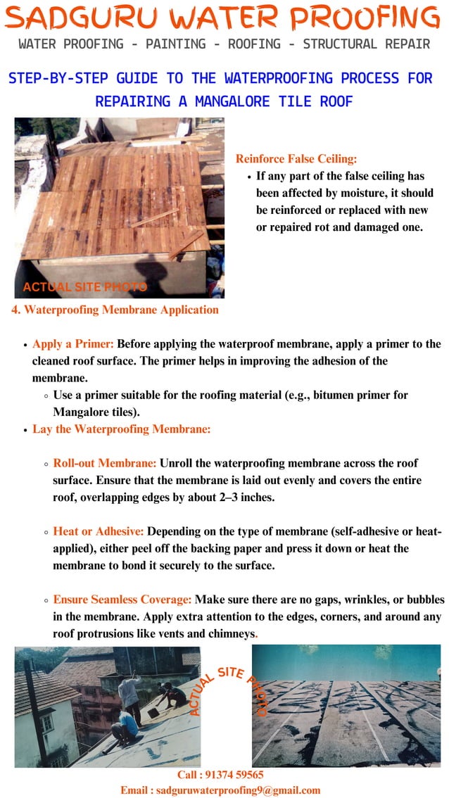 Step-by-step guide to the waterproofing process for repairing a Mangalore tile roof.pdf
