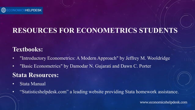 Step-by-Step Multivariate Regression for Econometrics Assignments | PPT