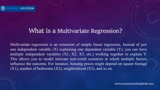 Step-by-Step Multivariate Regression for Econometrics Assignments | PDF