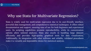 Step-by-Step Multivariate Regression for Econometrics Assignments | PPT