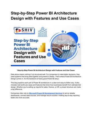 Power BI Architecture: Step-by-Step Guide | PDF