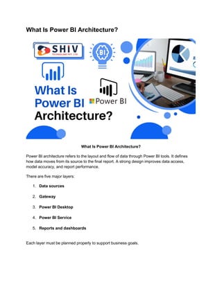 Power BI Architecture: Step-by-Step Guide | PDF