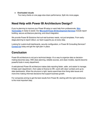 Power BI Architecture: Step-by-Step Guide | PDF