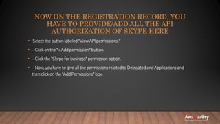 Step-by-Step Process of Skype Integration with Salesforce.pptx
