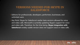 Step-by-Step Process of Skype Integration with Salesforce.pptx