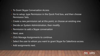 Step-by-Step Process of Skype Integration with Salesforce.pptx