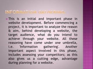 Step by-step process to create a website | PPTX