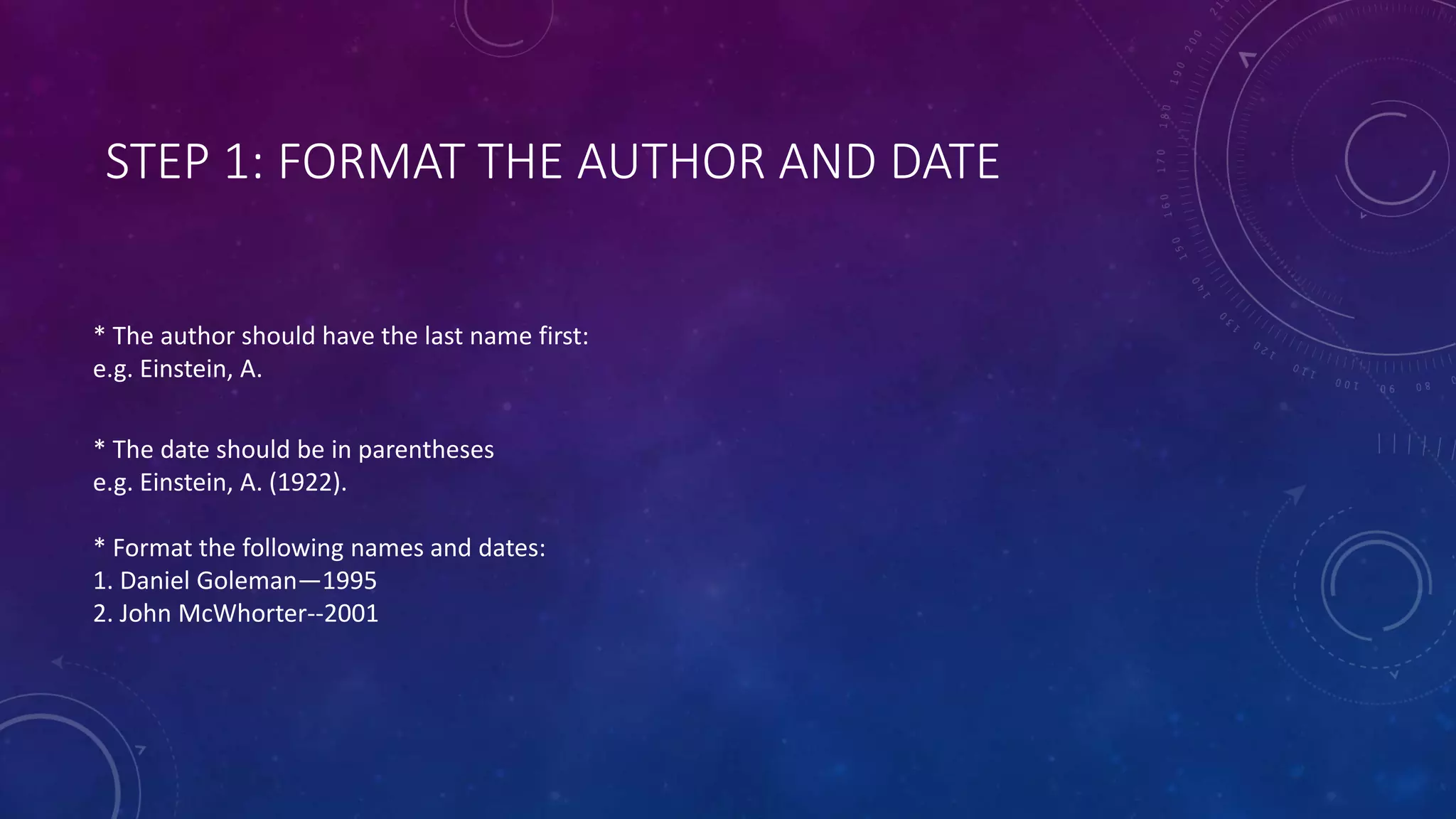 APA Basic Reference Guide | PPTX