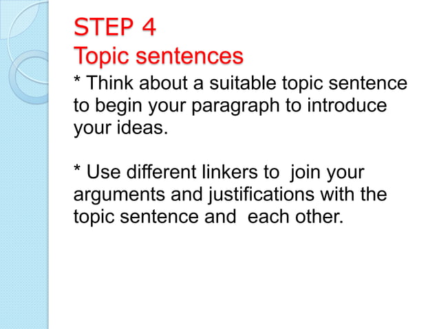 Step by-step to essays | PPT