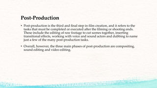 Step by-step to make an animated movie | PPTX
