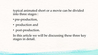 Step by-step to make an animated movie | PPT