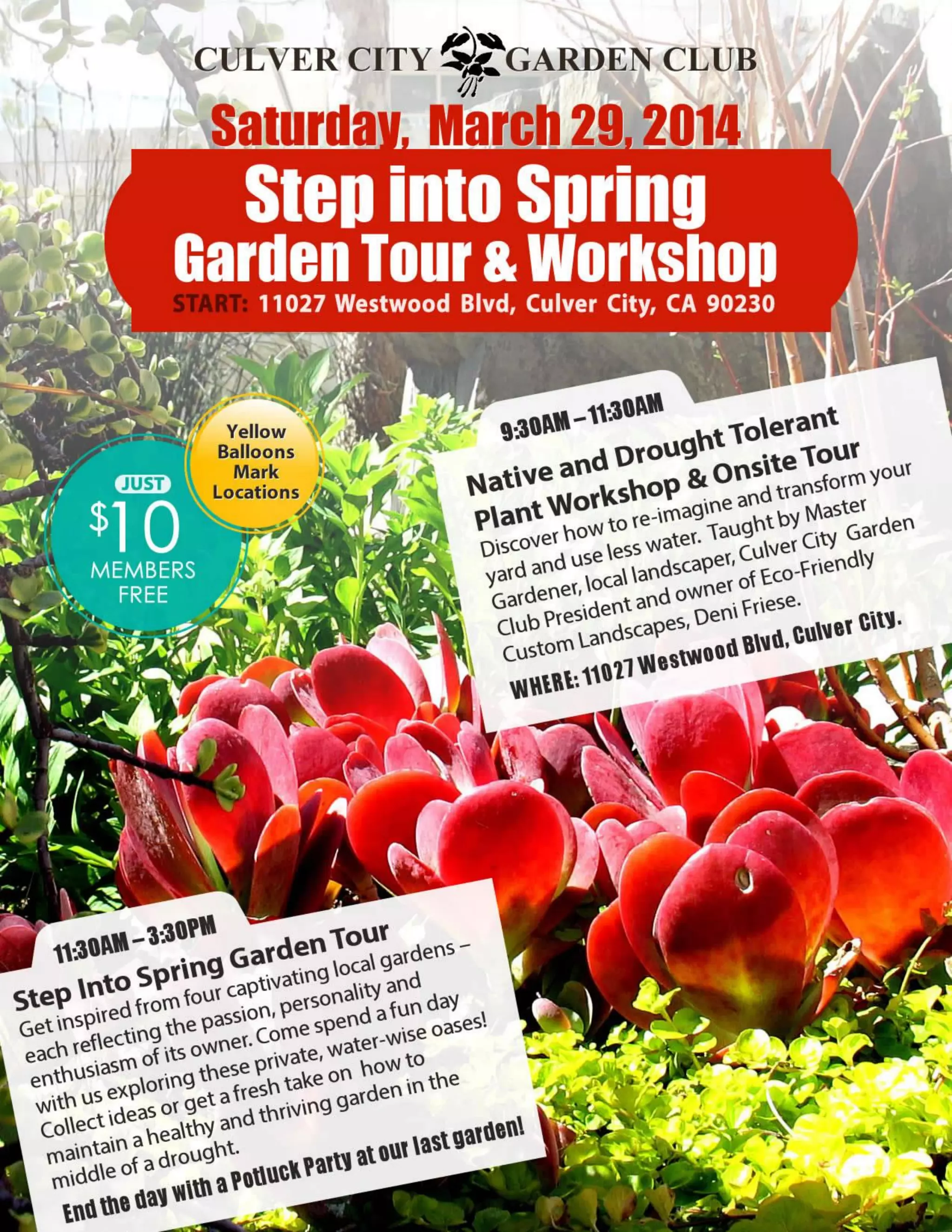 Step into Spring Garden Tour and Workshop | PDF