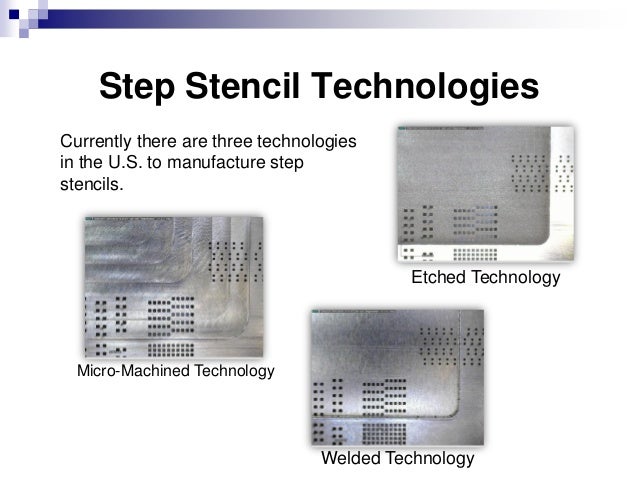 Step stencil ppt
