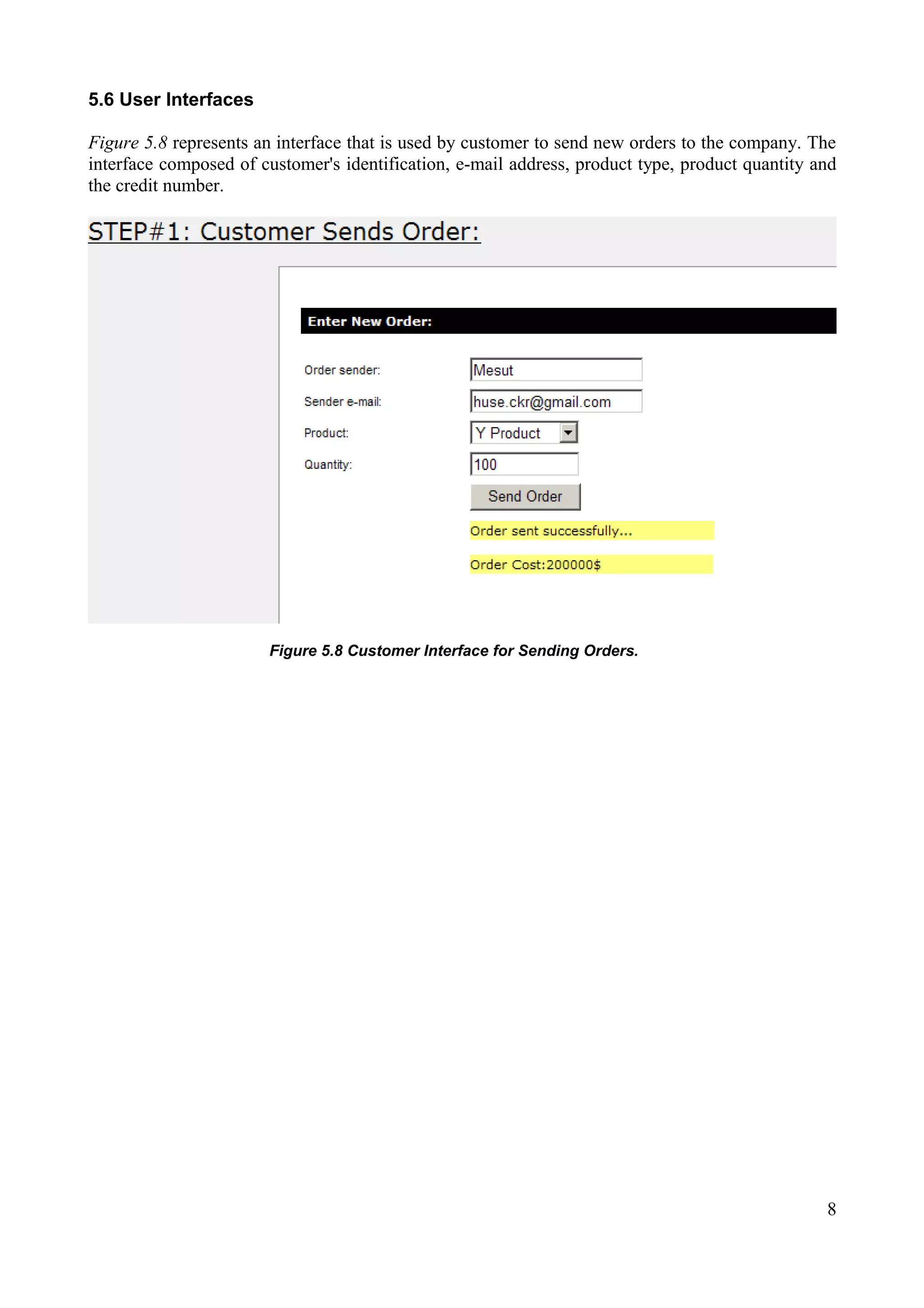 Step1customer sendsorder | PDF | Computing | Technology & Computing