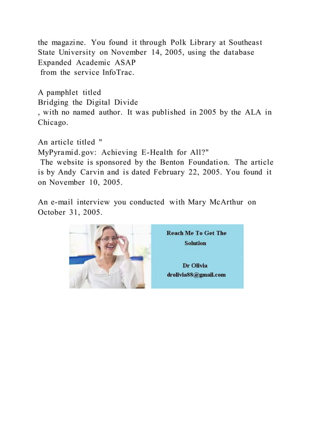 Step 1 Prepare References entries.Prepare References entries | DOCX