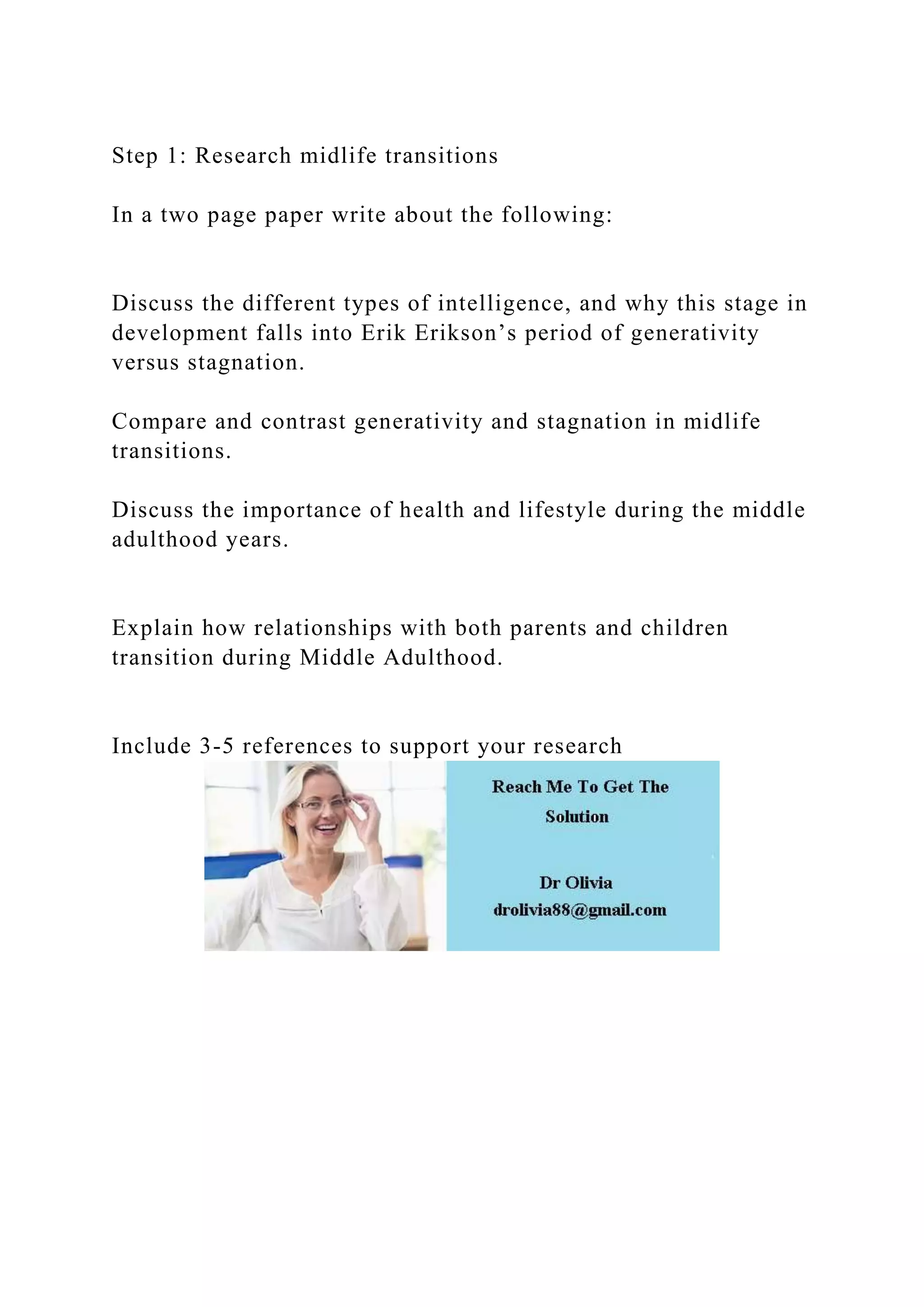 Step 1 Research midlife transitionsIn a two page paper write ab.docx