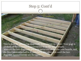 2. How to build a shed floor? | PPTX