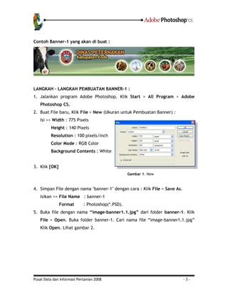Pembuatan Banner Pake Photoshop | PDF