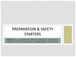 Step 2 preparation & safety starters | PPT