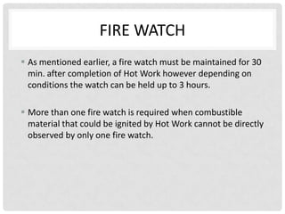 Step 3 duties and fire watch | PPTX